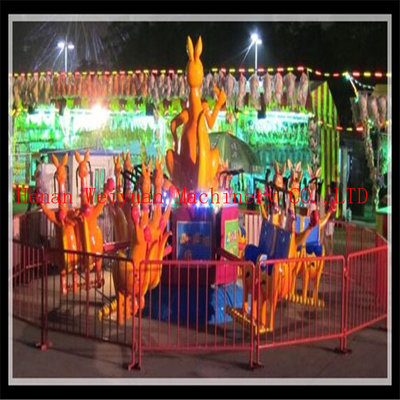 interesting amusement park rides happy jumping kangaroo for sale supplier