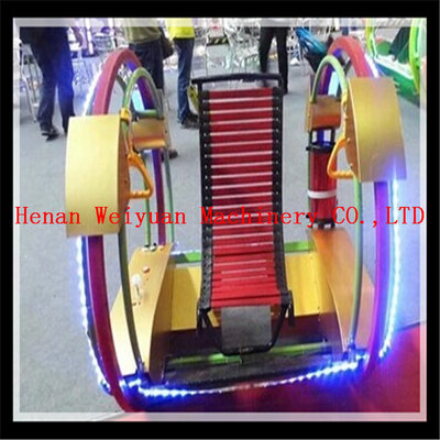 360 wheel rotating amusement park le bar car/happy car rides, electric happy car supplier