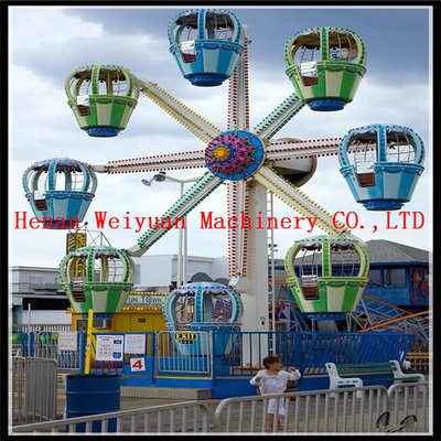 8 cabins Fun fair games kids indoor mini ferris wheel for sale supplier