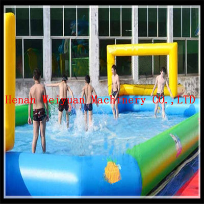 inflatable water soccer field, inflatable water sport game football supplier