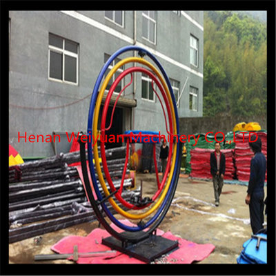 high quality thrilling park amusement 3d stand up human gyroscope rides bottom price supplier