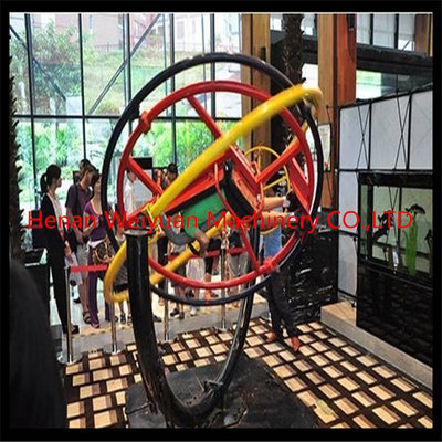 high quality thrilling park amusement 3d stand up human gyroscope rides bottom price supplier
