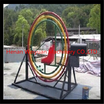 new model 1 seat   carnival rides portable human gyroscope ride for sale supplier