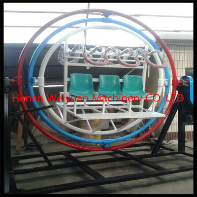 CE certificated 6 seats amusement park rides human gyroscope/3D space ring for sale supplier