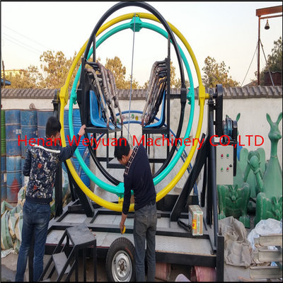 newest gyroscope at low price/ rotating human gyroscope with trailer/outdoor human gyroscope for sale supplier