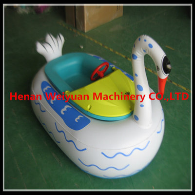 safety belt  electric inflatable white swan and duck bumper boat for kids supplier