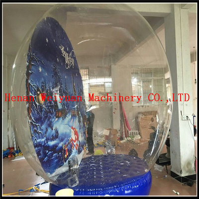 3.5M diamater snow globe inflatable inflatable christmas snowman supplier