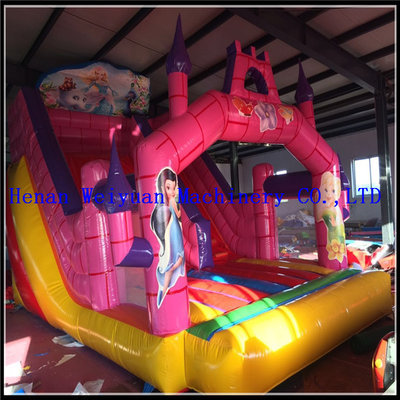 10% disaccount High safety car inflatable slide,commercial inflatable water slides PVC 0.6 supplier