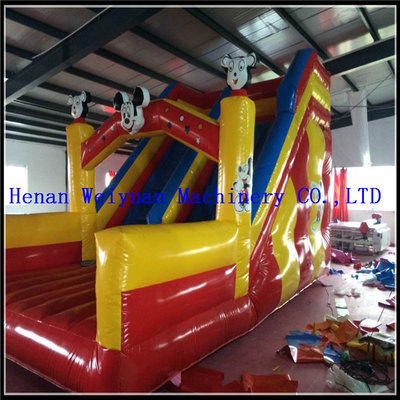 inflatable kids playground plastic slides,Silk-screen printing Inflatable Slide, kids inflatable toys supplier