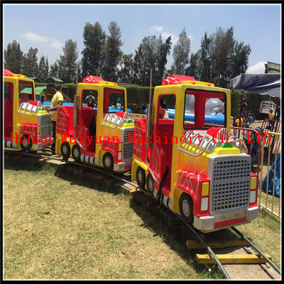 new desighed 4 cabins 16 seats  big truck shape amusement outdoor equipment kids electric train supplier