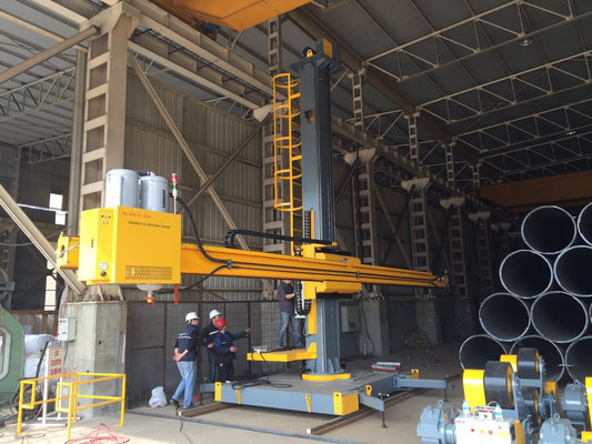 Längs4.25kw nahtschweißungs-Maschine, Vorbogen-Manipulator mit Schaltkasten-Plattform