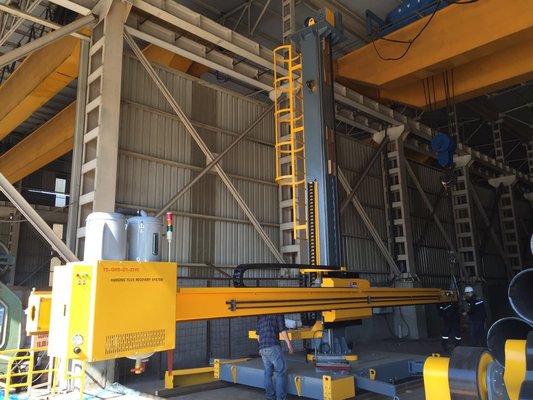 Horizontaler Anschlag der manuelle Rotations-Längsnahtschweißungs-Manipulator-3m für Behälter