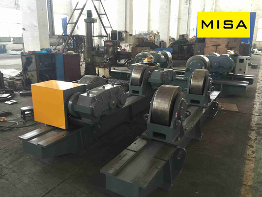 dreht sich das justierbare Schweißen des Rohr-40T, das Rolls mit Motor- 2*1.5KW und Φ400mm PU dreht
