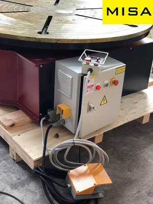 schweißende Drehengröße des horizontalen Rohr-5T der tabelle-1500mm der Tabelle und des Motors 3kw