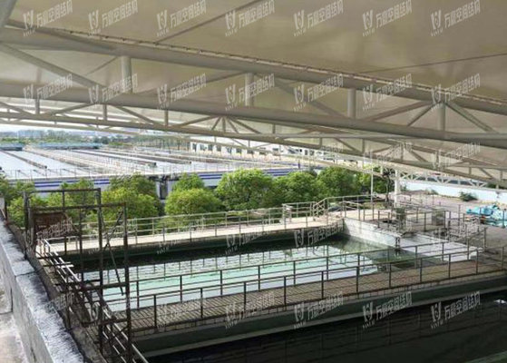 China Cixi Waterworks Sewage Tank Membrane Structure Project supplier