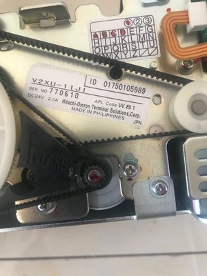 ATM parts 1750105989 card reader V2XU 01750105989 with Lock supplier