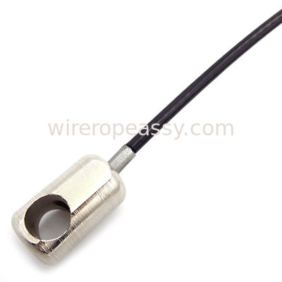 Wire Rope Assembly  thread Cable With Diffrent Shaps And Black Coating