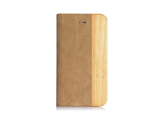 Genuine Leather Flip Phone Case for iPhone 4