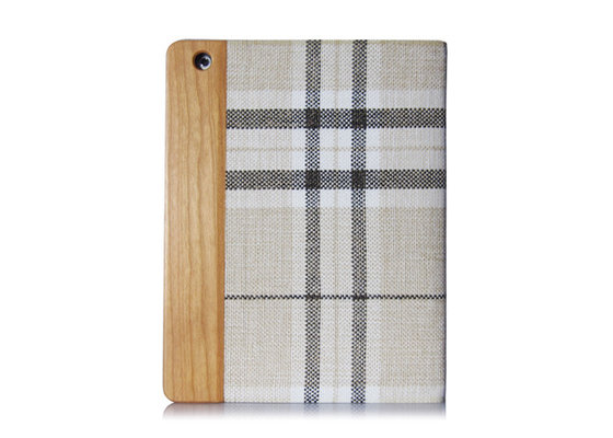 Stand Lattice iPad 4 Leather Folio Case 