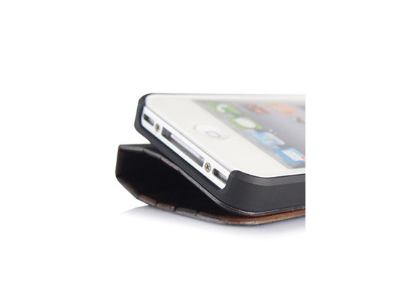 Handmade Bois De Wood Cell Phone Case , Iphone 4 / 4S Back Covers