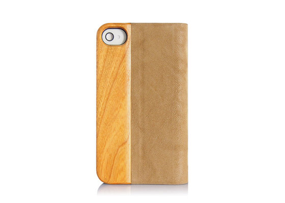 Custom Anti Radiation Leather Cell Phone Case Iphone4 / 4S Back Protective Cases