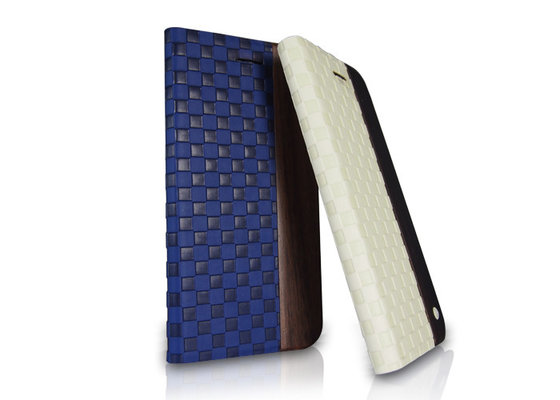 Elegant Stylish Leather Iphone 6 Phone Cases , Folio Cell Phone Case Waterproof