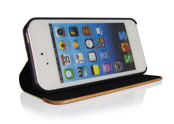 Eco-Friendly Iphone 6 Phone Case Folio Case With Stand Function