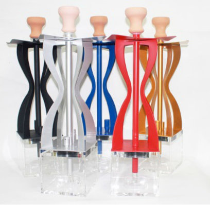 Newest Design The Best Hookah Iron and Glass Material 5 Colors can Choose