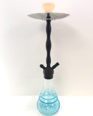 2018 Woyu Newest Design Aluminum Hookah 1 Pipe with Colorful Vase