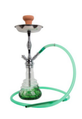 Woyu Zinc Alloy Hookah Colorful Glass Bottle Customer Design Single Pipe Shisha Tobacco Nargile