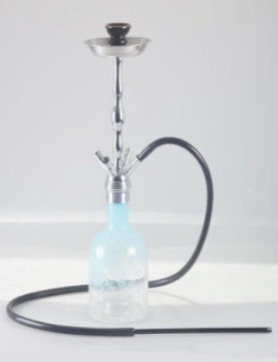 Woyu Blue Sky Scrawl Water Smoking Vase Zinc Alloy Pole Popular in Europe and America
