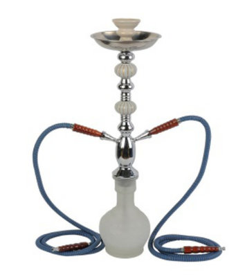 Woyu Matted White Color Zinc Alloy Hookah Chicha Nargile Lounge for Customers have Rest