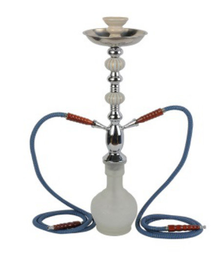 Woyu Matted White Color Zinc Alloy Hookah Chicha Nargile Lounge for Customers have Rest
