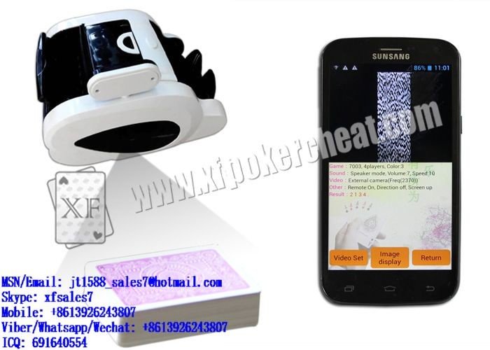 XF Infrared Money Detector Machine Camera To Scan Invisible Bar-Codes Marked Playing Cards