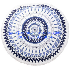 China summer round beach towels customize design with low MOQ low price supplier