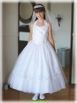 flower girl dress, communion dress, girl's dress,girls' dress