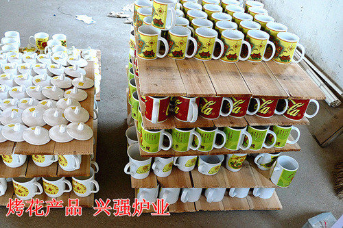 Ceramic glass baking flower labeling furnace 10m Mesh belt continuous furnace Made in China