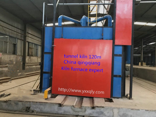 Ceramic tunnel furnace 120m 1600℃  brick tunnel kiln  China Xingqiang kiln manufacturing