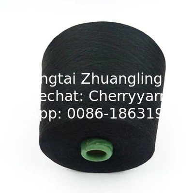 High quality the cheapest 24s/1 polyester recycled blended cotton gloves yarn