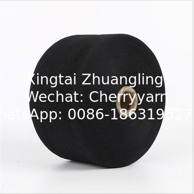 High quality the cheapest 24s/1 polyester recycled blended cotton gloves yarn