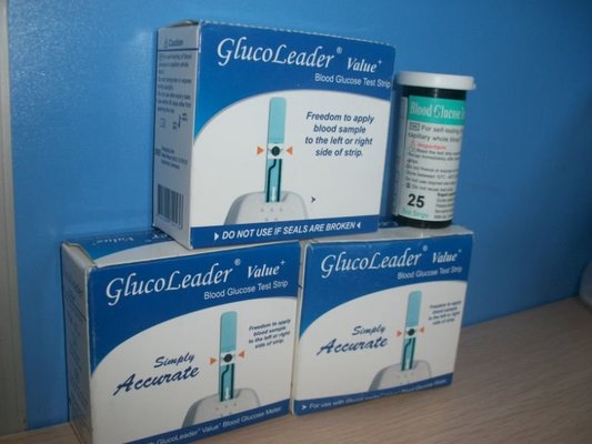 50pcs strips packged blood glucose monitoring system glucometer strips