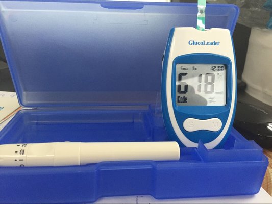 HQS Glucose Monitor Glucometer Blood Sugar Test Meter Kit With Strips