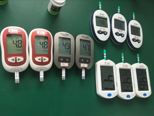 Blood sugar testing machine glucometer glucoleader value glucose meter