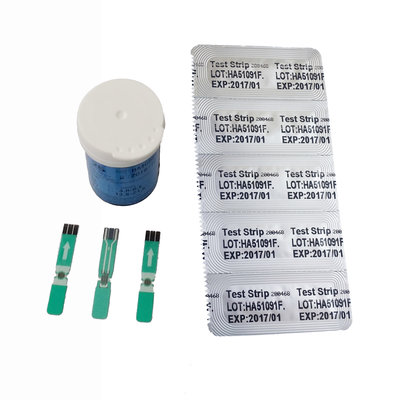 Electronic Digital Handheld Blood Glucose Monitor Diabetes Test Meter Monitor Kit with 50 test strips