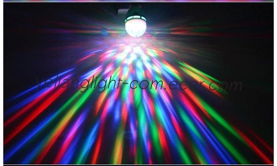Wholesales RGB 3W Full Color Rotating Bulb Christmas Decoration Lights