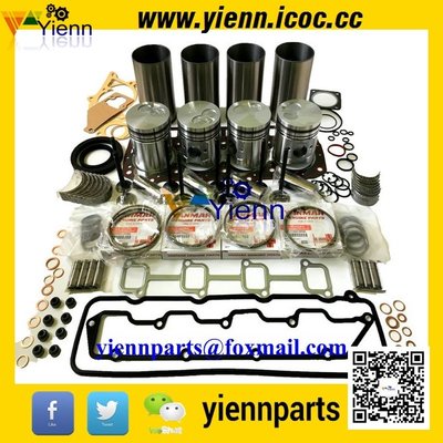 Yanmar 4D92E 4TNE92 overhual rebuil kit Piston+ring+cylinder liner+gasket kit head gasket+crankshaft bearing set+valve