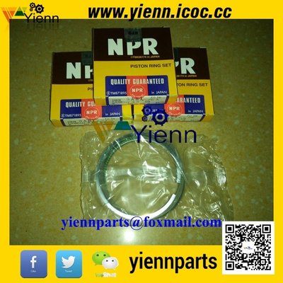 Isuzu 3AB1 piston with piston ring set 5-12121-010-0 diameter 86mm for Sumitomo LS1000FJ  LS1000FXJ Hydraulic Excavator