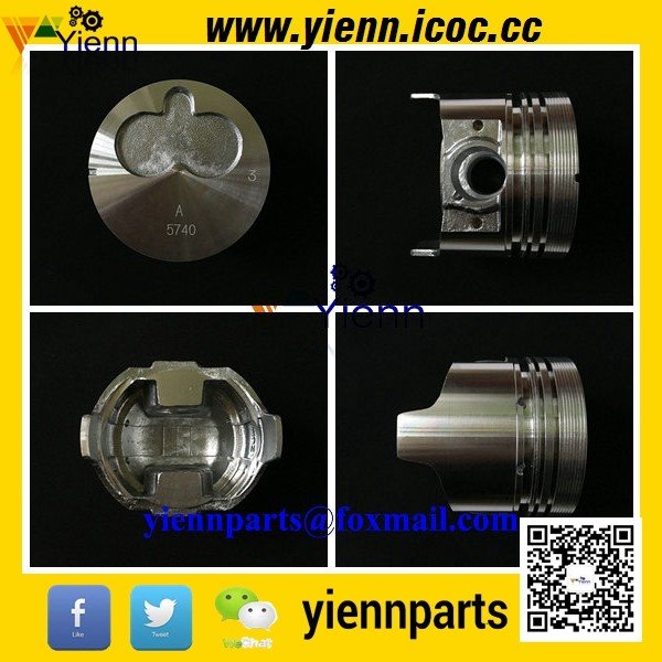 Isuzu 3LB1 4LB1 Piston 8-97176-888-0 8-97176-612-0 with piston ring 8-97034-609-0 for SUMITOMO SH30JX excavators engine