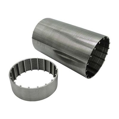 Stainless Steel 304 Johnson Wire Screen Tube Cylinder Trommle Basket supplier
