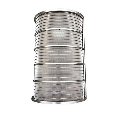 Stainless Steel Wedge Wire Drum Screen Wedge Wire Tube Johnson Pipe Sales supplier